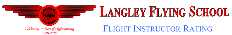 Mayank Mittal, Flight Instructor Rating, Langley Flying School